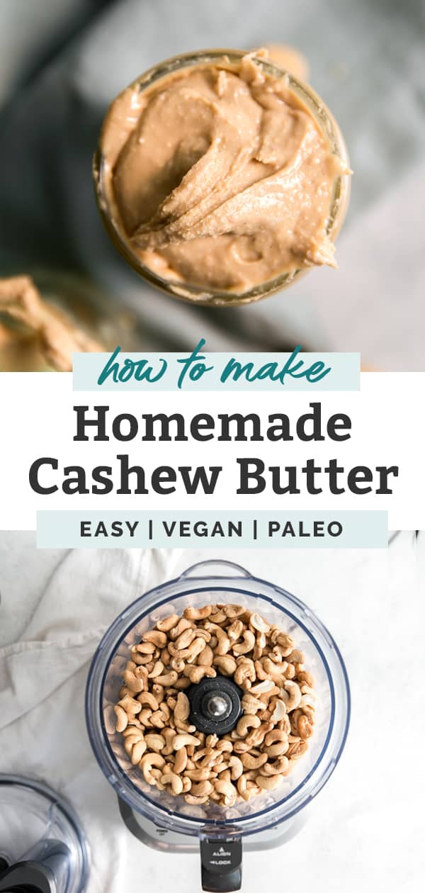 Homemade Cashew Butter Recipe • Fit Mitten Kitchen