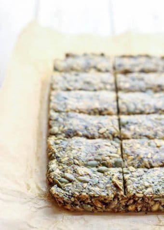 Cinnamon Turmeric Super Seed Energy Bars • Fit Mitten Kitchen
