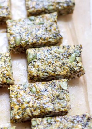 Cinnamon Turmeric Super Seed Energy Bars • Fit Mitten Kitchen