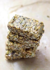 Cinnamon Turmeric Super Seed Energy Bars • Fit Mitten Kitchen