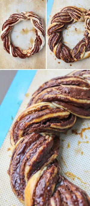 2-Ingredient Chocolate Braided Bread • Fit Mitten Kitchen