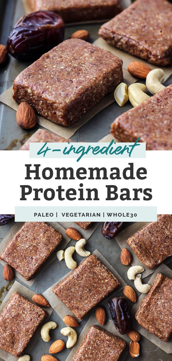 Homemade Protein Bar Recipe {copycat RX BAR} • Fit Mitten Kitchen