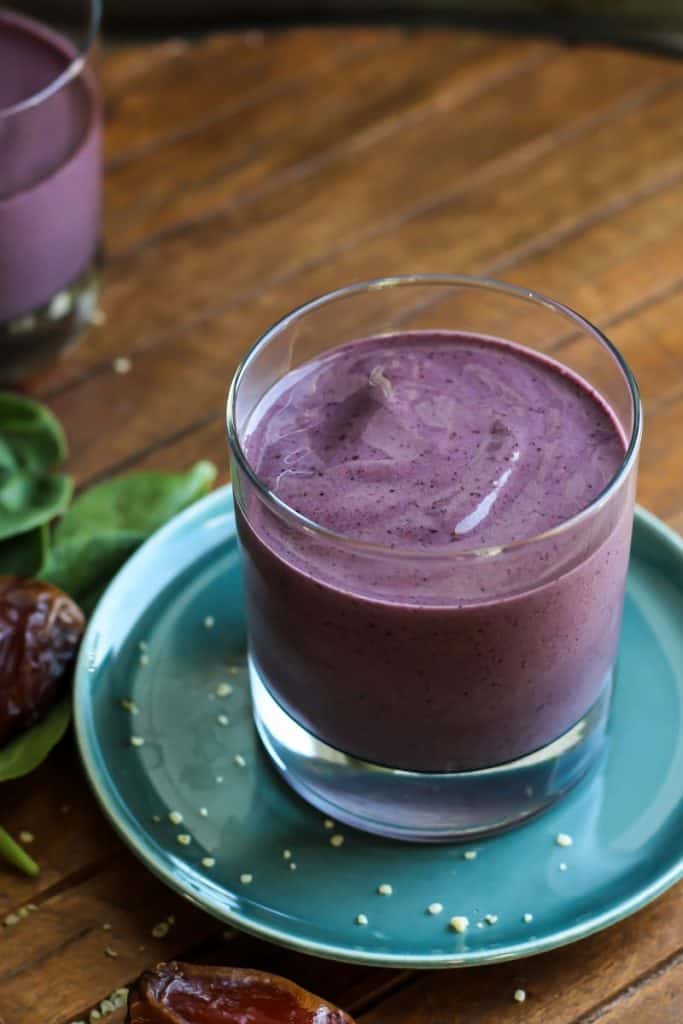Cinnamon Cherry Berry Date Smoothie • Fit Mitten Kitchen