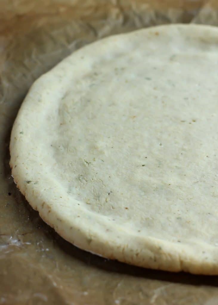 Paleo Pizza Crust with Tapioca Flour [nut free] • Fit Mitten Kitchen