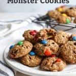 Healthy Gluten Free Monster Cookies | Fit Mitten Kitchen