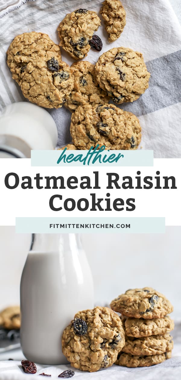 Healthy Oatmeal Raisin Cookies • Fit Mitten Kitchen