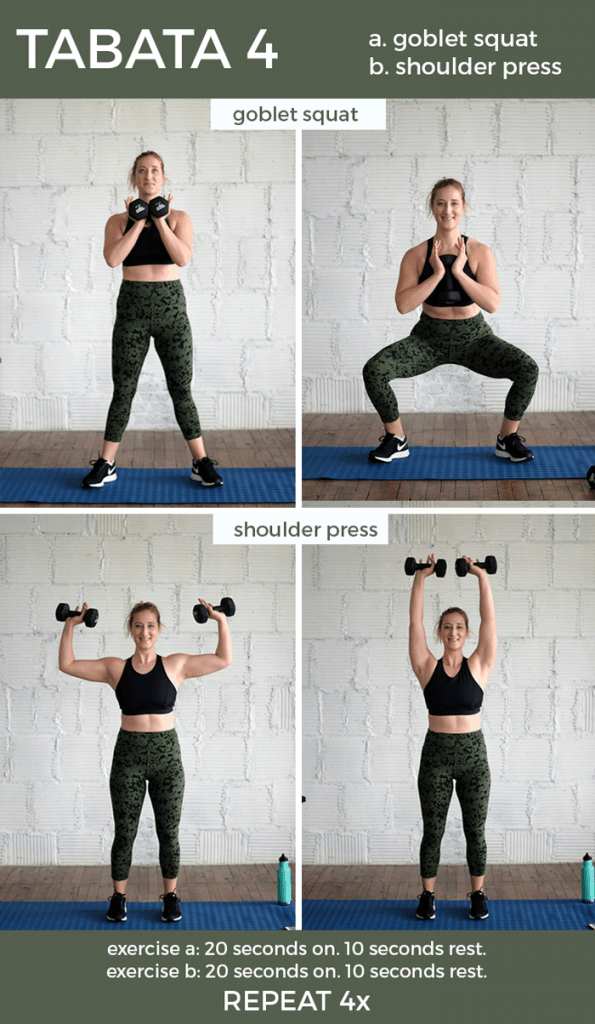 30-Minute Dumbbell Tabata Workout • Fit Mitten Kitchen