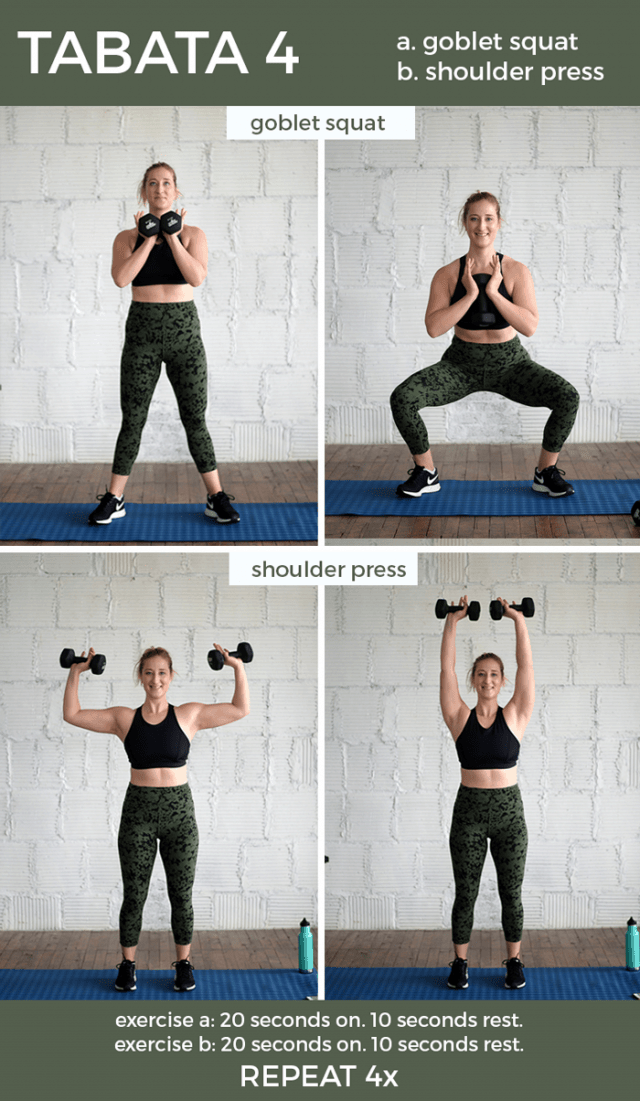 30-Minute Dumbbell Tabata Workout • Fit Mitten Kitchen