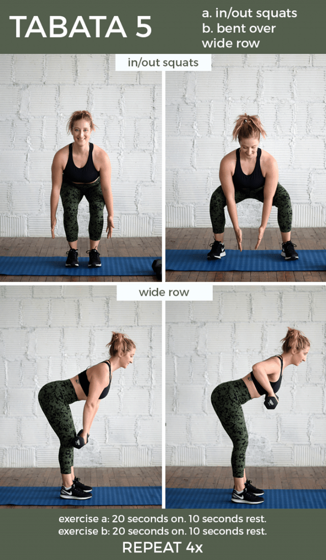 30-Minute Dumbbell Tabata Workout • Fit Mitten Kitchen
