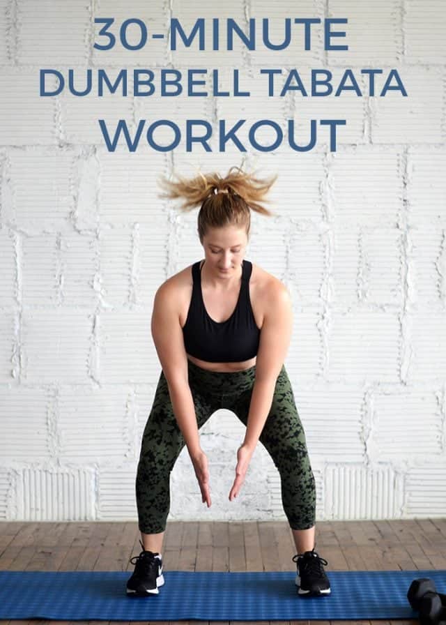 30-Minute Dumbbell Tabata Workout • Fit Mitten Kitchen