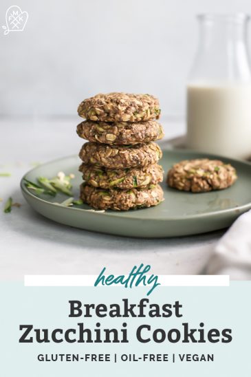 Healthy Breakfast Zucchini Cookies • Fit Mitten Kitchen