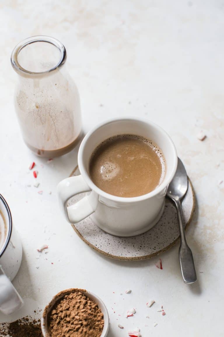 Peppermint Mocha Coffee Creamer {vegan} • Fit Mitten Kitchen