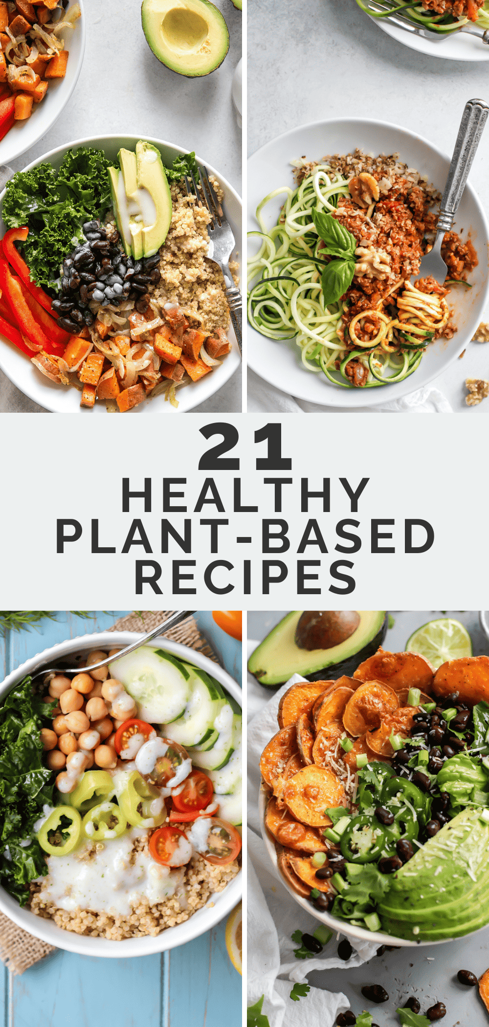21 Healthy Plant-Based Meals for Everyone • Fit Mitten Kitchen