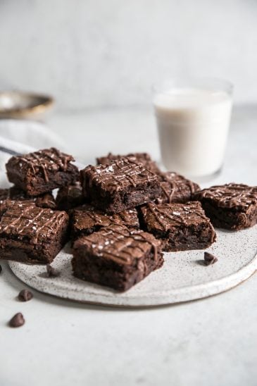 Cassava Flour Brownies (nut free) • Fit Mitten Kitchen