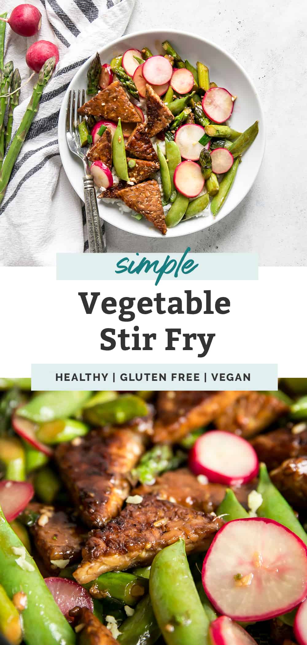 Spring Vegetable Stir Fry {easy recipe} • Fit Mitten Kitchen