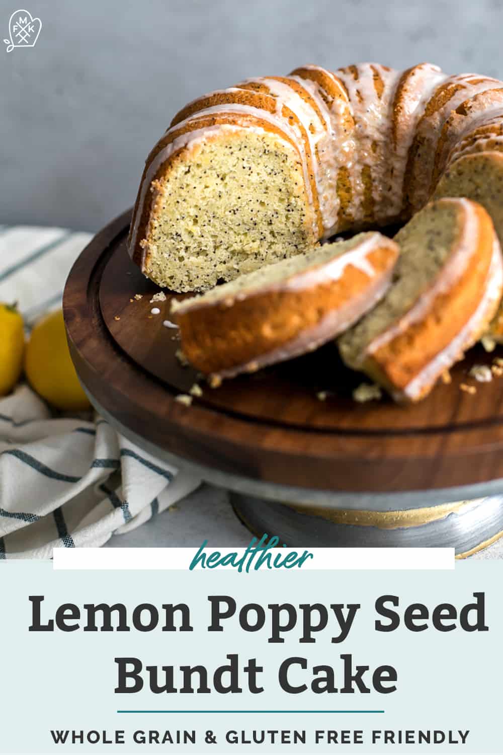 Gluten-free Lemon Poppy Seed Bundt Cake • Fit Mitten Kitchen
