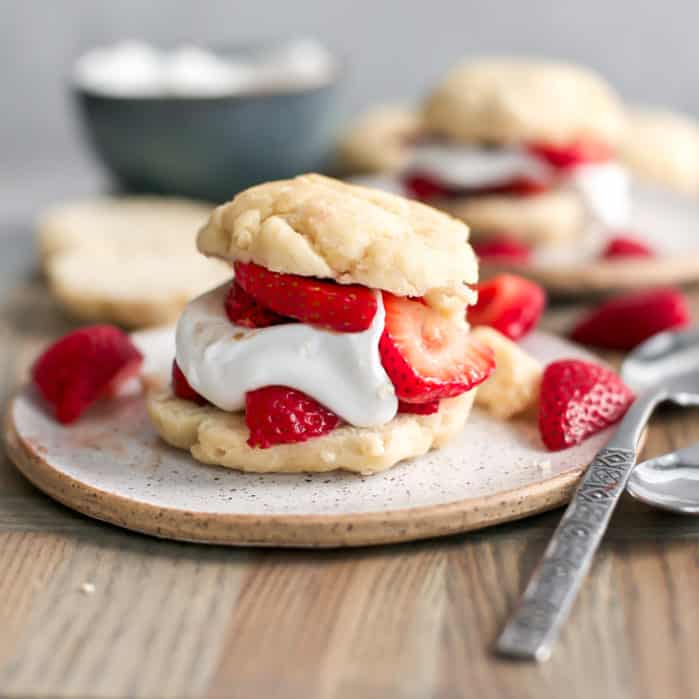 Vegan Strawberry Shortcake • Fit Mitten Kitchen