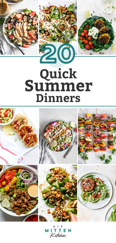 20+ Healthy & Quick Summer Dinners • Fit Mitten Kitchen