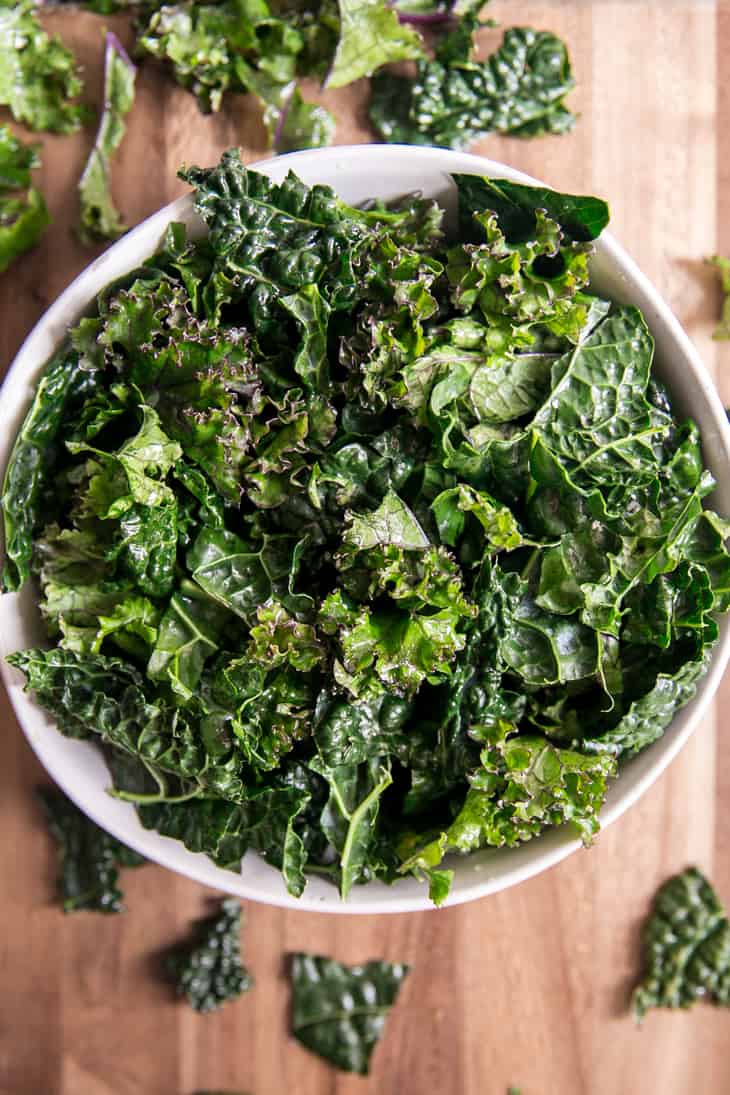 Fall Kale Salad with Creamy Maple Dressing • Fit Mitten Kitchen