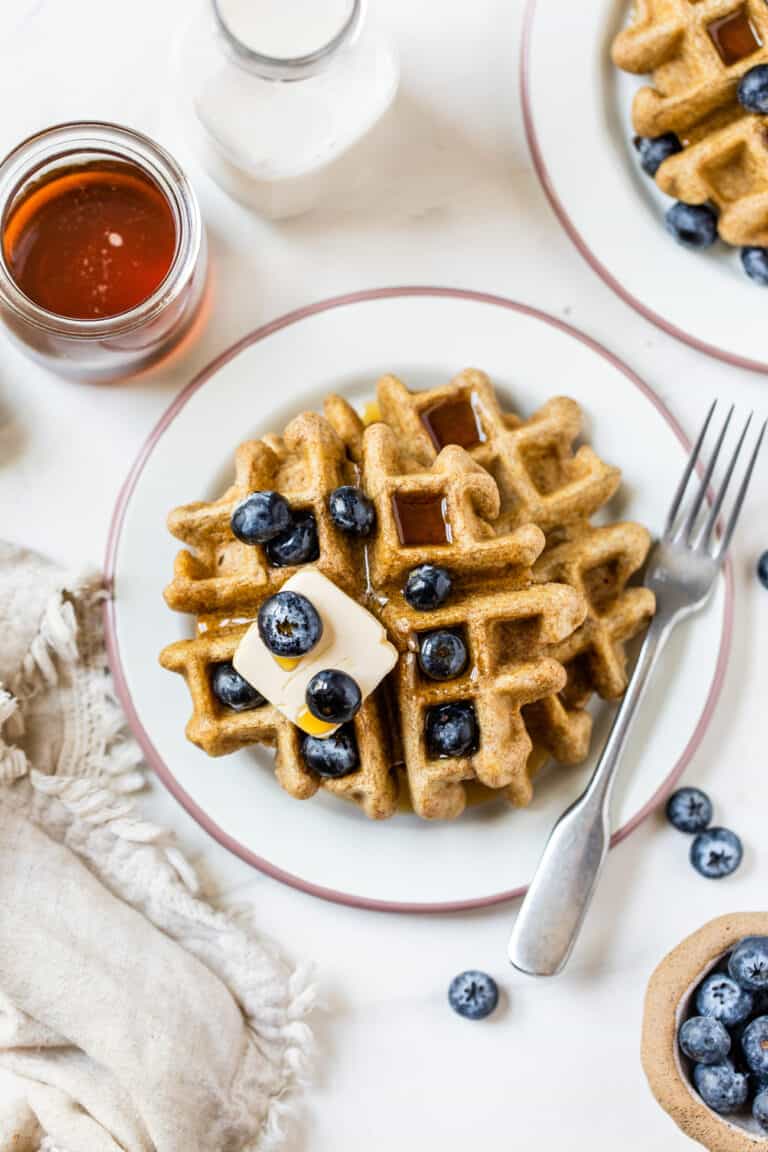 Whole Wheat Waffles • Fit Mitten Kitchen