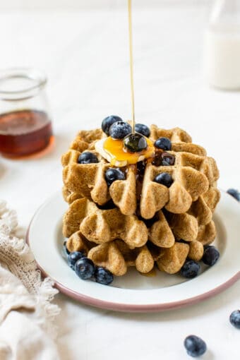 Whole Wheat Waffles • Fit Mitten Kitchen