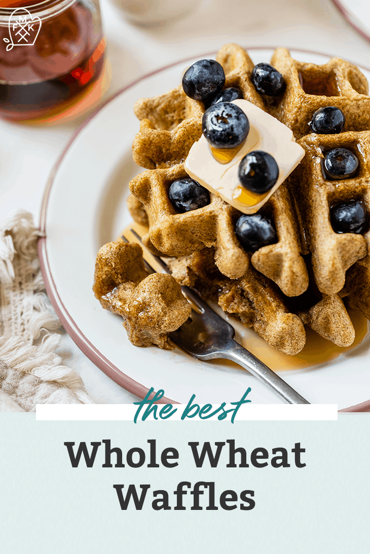 The Best Whole Wheat Waffles {dairy free} • Fit Mitten Kitchen