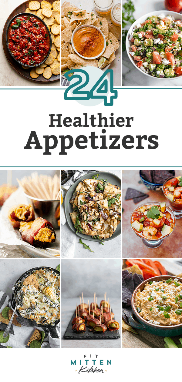 24 Healthy Appetizers for your next party • Fit Mitten Kitchen
