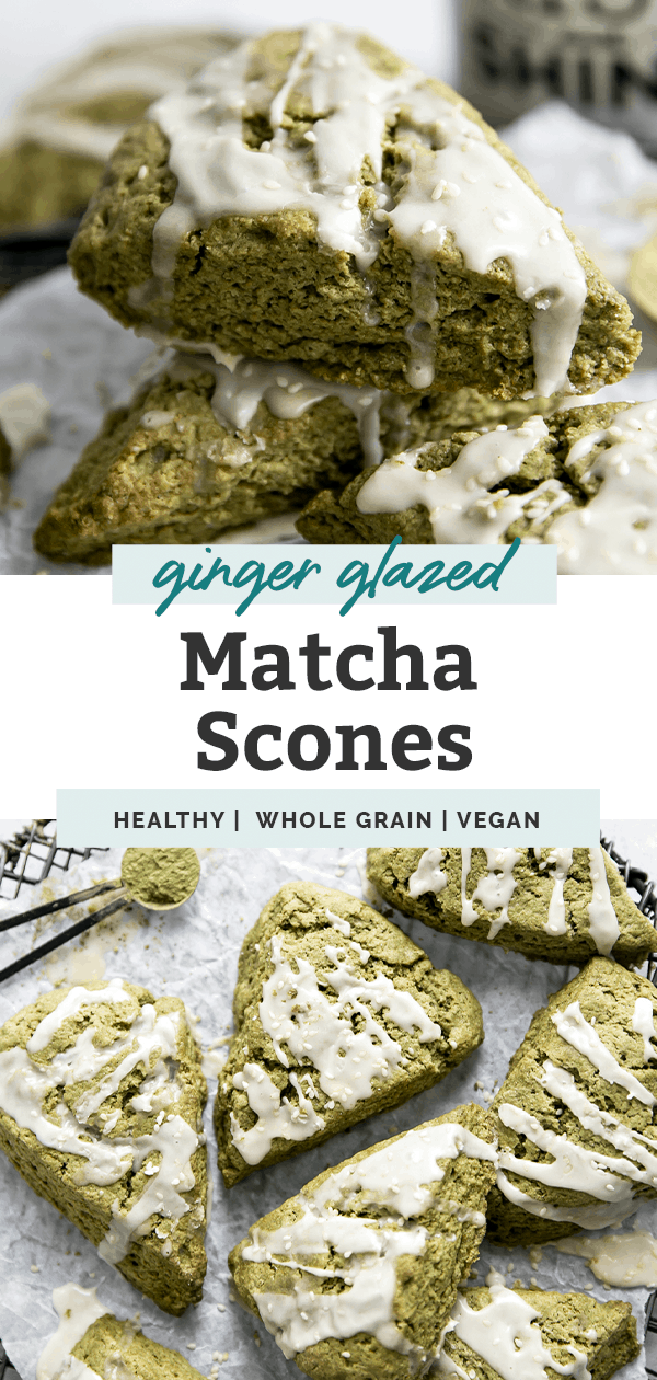 The Best Matcha Scones {vegan recipe} • Fit Mitten Kitchen