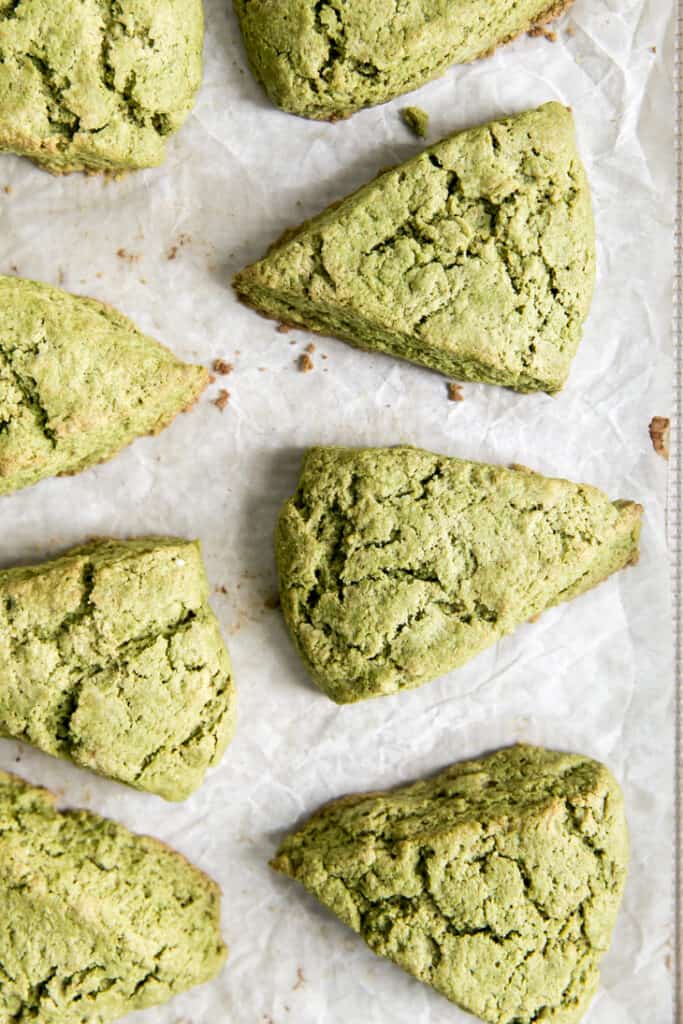 The Best Matcha Scones {vegan recipe} • Fit Mitten Kitchen