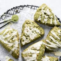 The Best Matcha Scones {vegan recipe} • Fit Mitten Kitchen