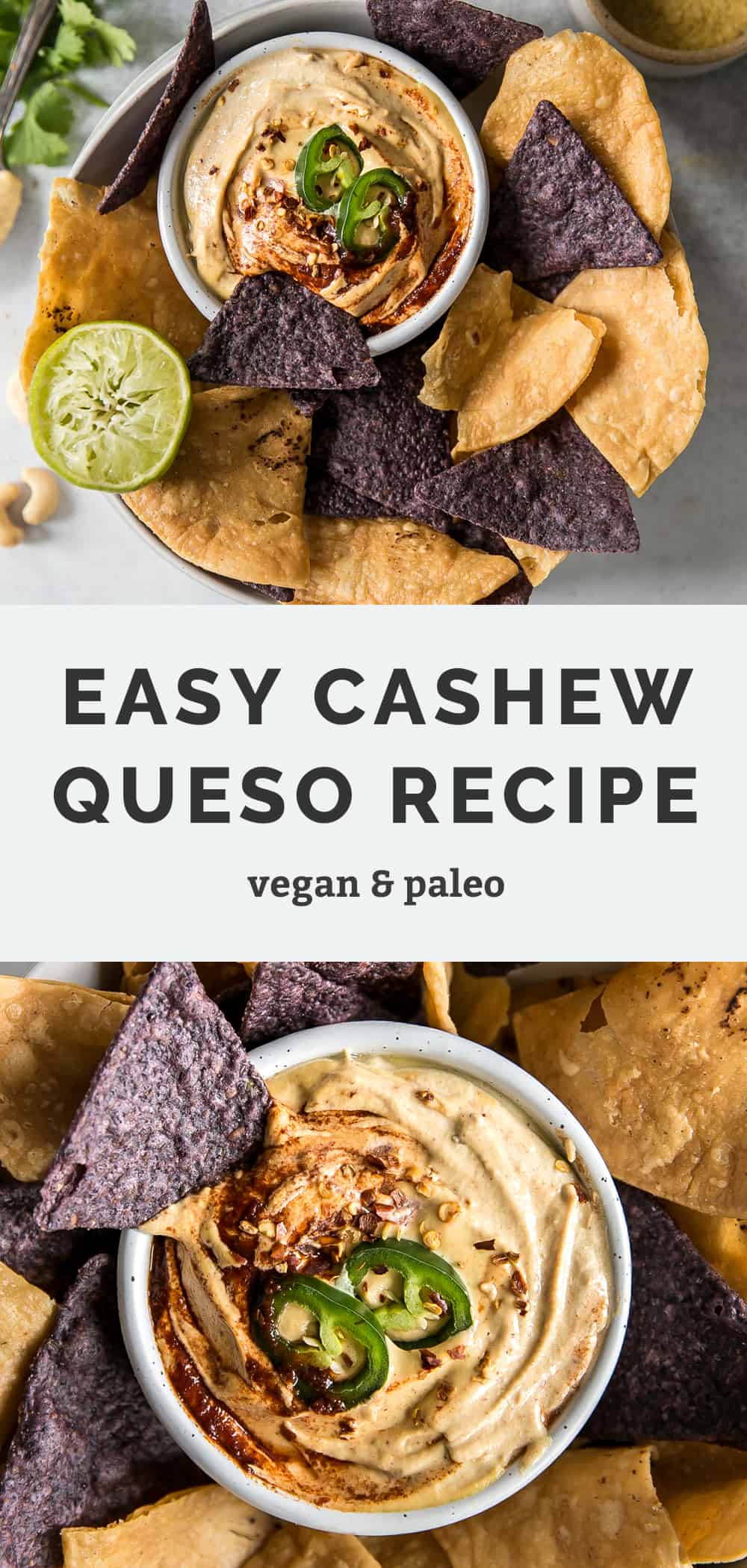 Cashew Queso Dip (easy vegan recipe) • Fit Mitten Kitchen