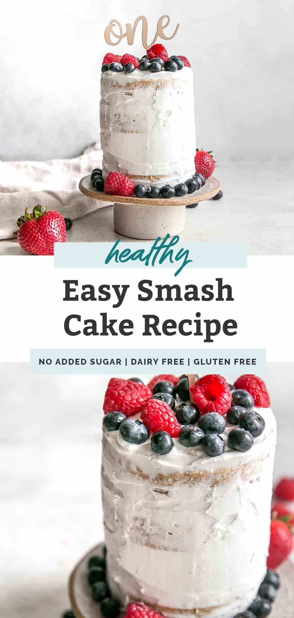 Healthy Smash Cake • Fit Mitten Kitchen