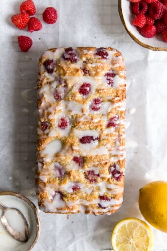 Lemon Raspberry Loaf • Fit Mitten Kitchen