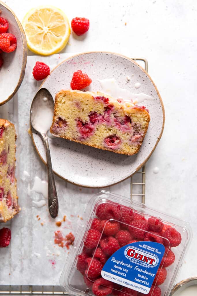 Lemon Raspberry Loaf • Fit Mitten Kitchen