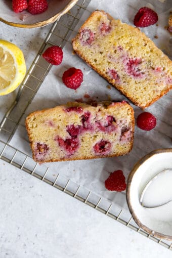 Lemon Raspberry Loaf • Fit Mitten Kitchen