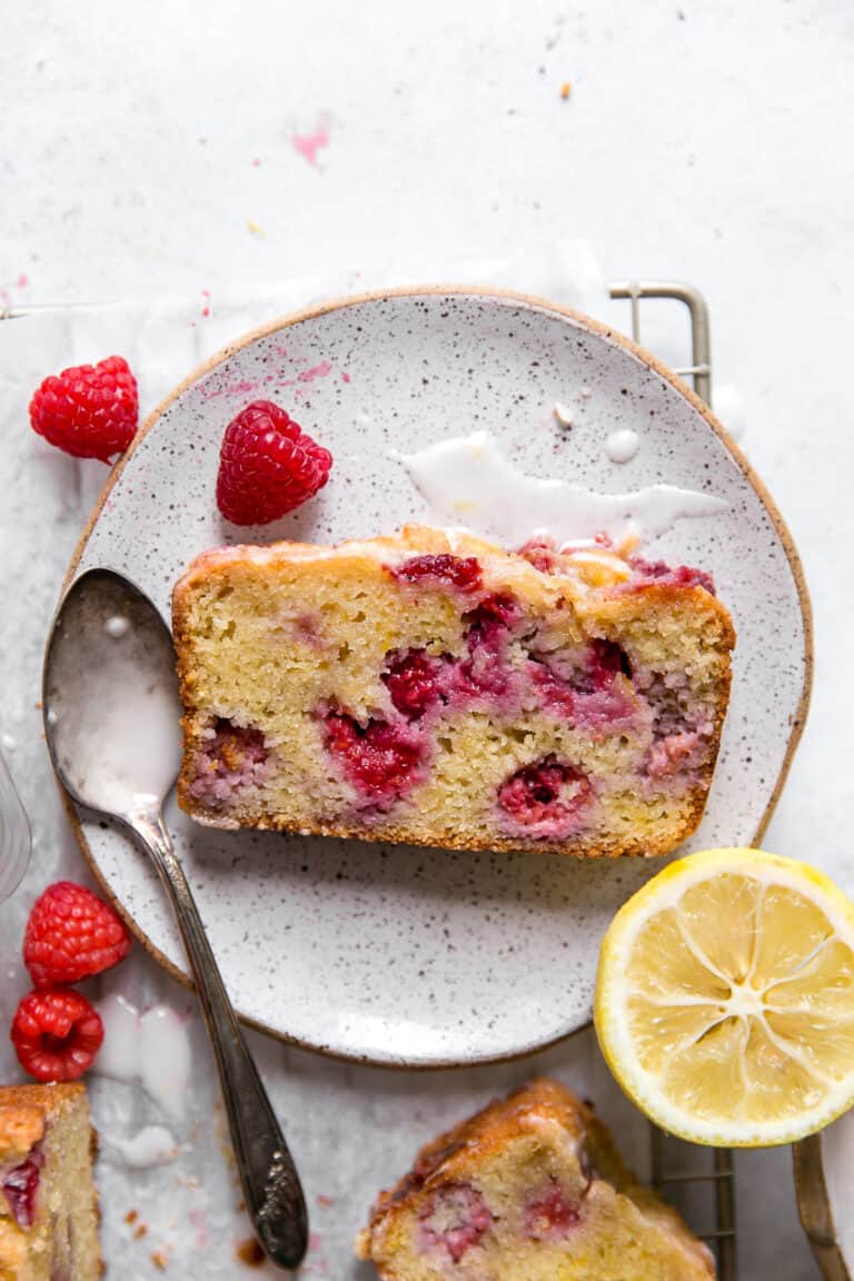 Lemon Raspberry Loaf • Fit Mitten Kitchen