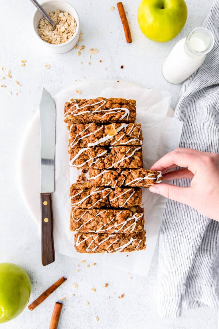 Cinnamon Swirl Apple Bread {Healthy, Whole Grains} • Fit Mitten Kitchen