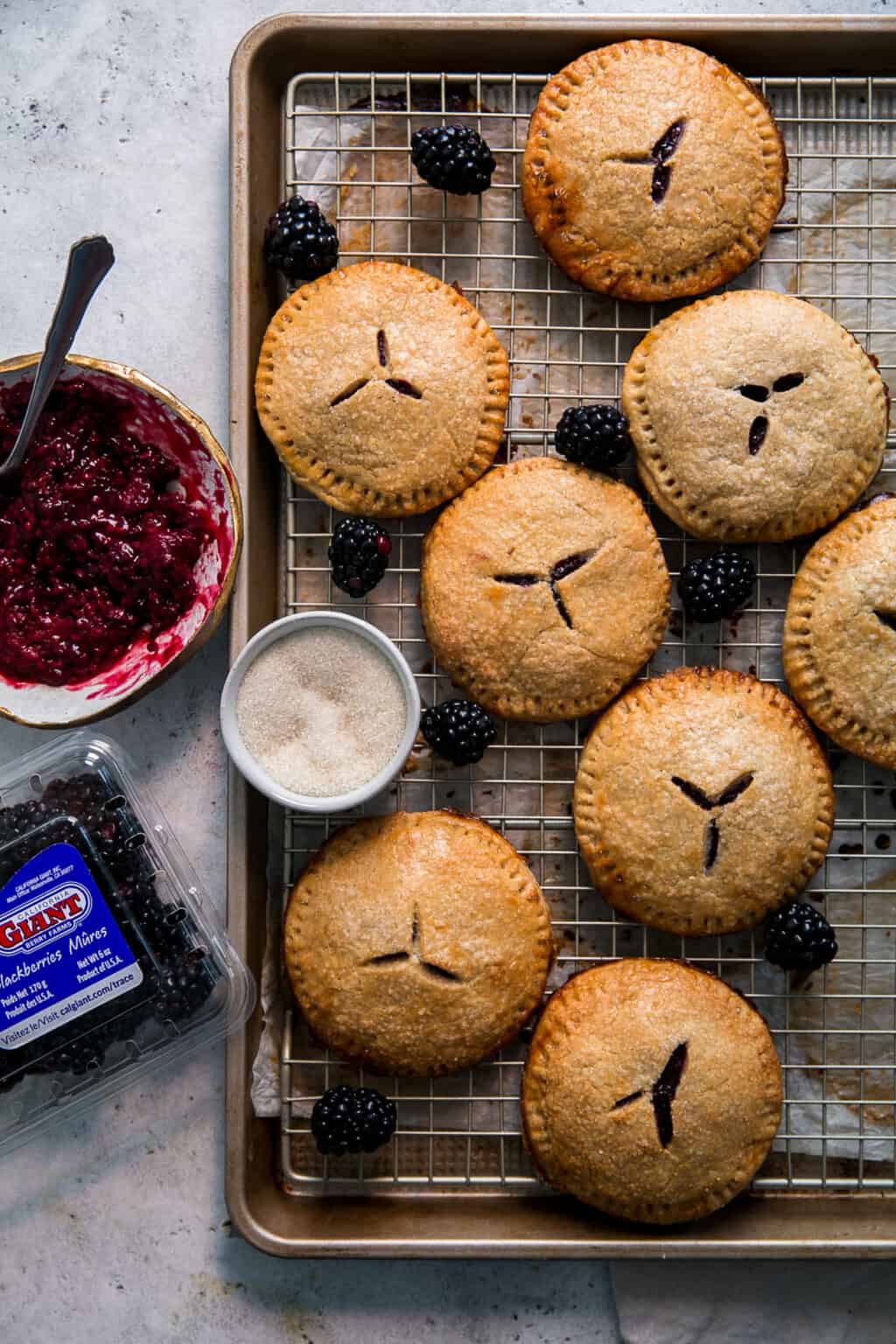 Easy Blackberry Hand Pies {vegan friendly} • Fit Mitten Kitchen