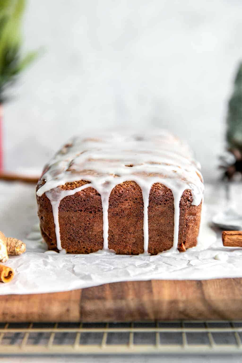 The Best Gingerbread Loaf {gluten free} • Fit Mitten Kitchen