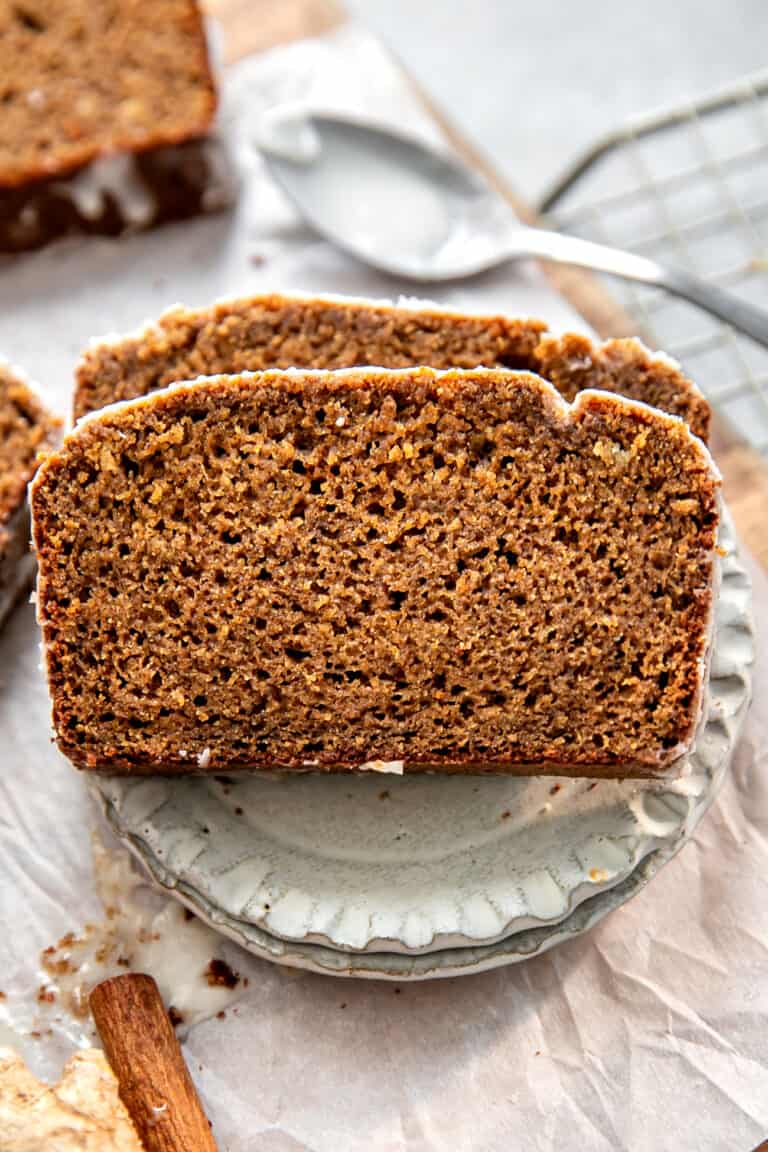 The Best Gingerbread Loaf {gluten free} • Fit Mitten Kitchen