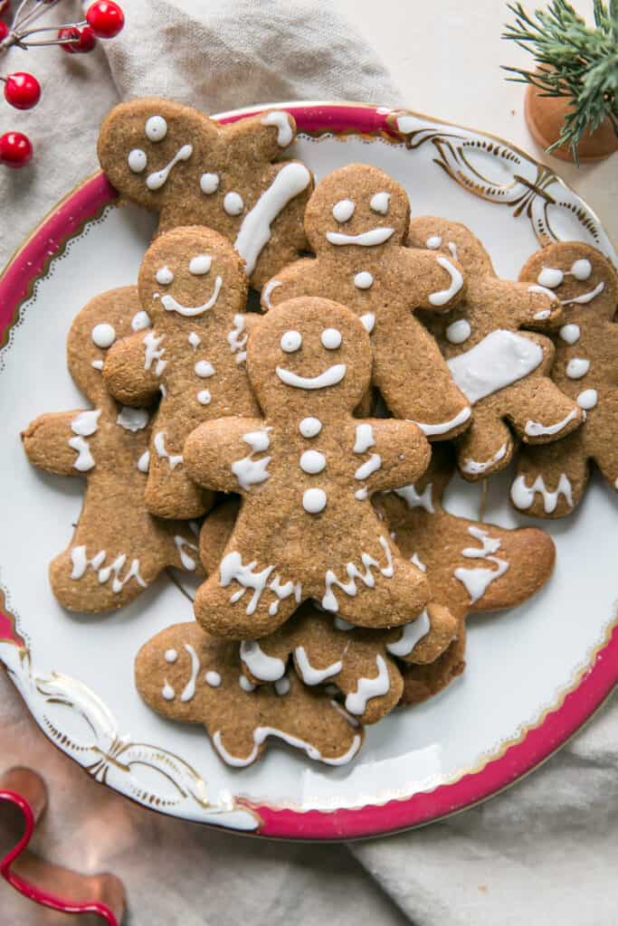 Vegan Gingerbread Cookies {gluten free} • Fit Mitten Kitchen