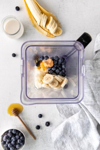 The Best Blueberry Banana Smoothie • Fit Mitten Kitchen
