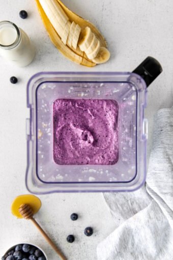 The Best Blueberry Banana Smoothie • Fit Mitten Kitchen