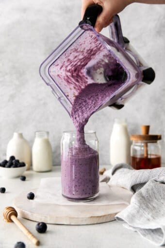 The Best Blueberry Banana Smoothie • Fit Mitten Kitchen