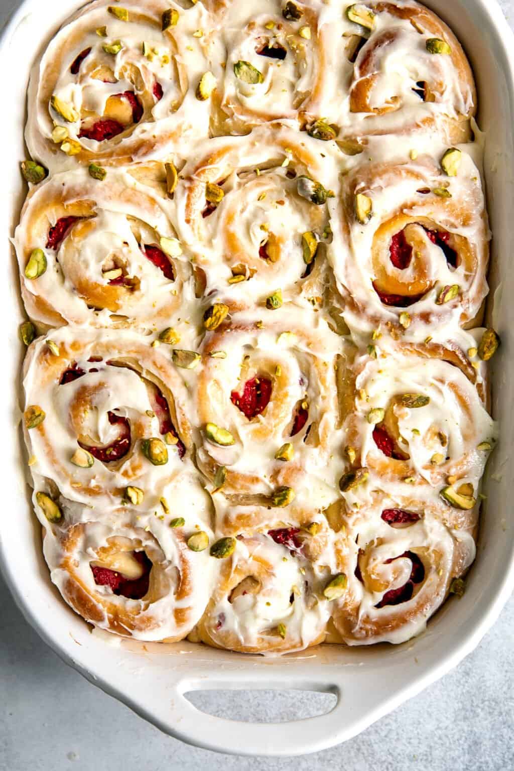 Easy Raspberry Sweet Rolls {soft & fluffy!} • Fit Mitten Kitchen