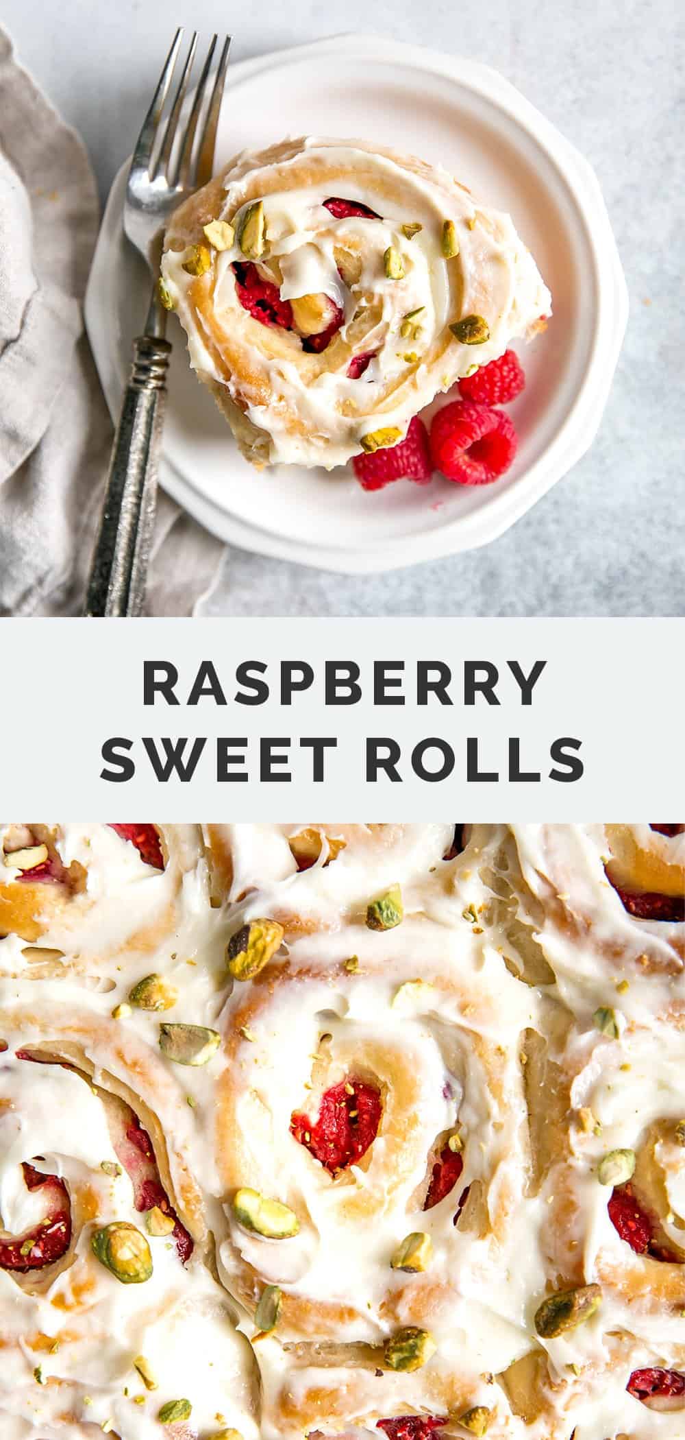 Easy Raspberry Sweet Rolls {soft & fluffy!} • Fit Mitten Kitchen