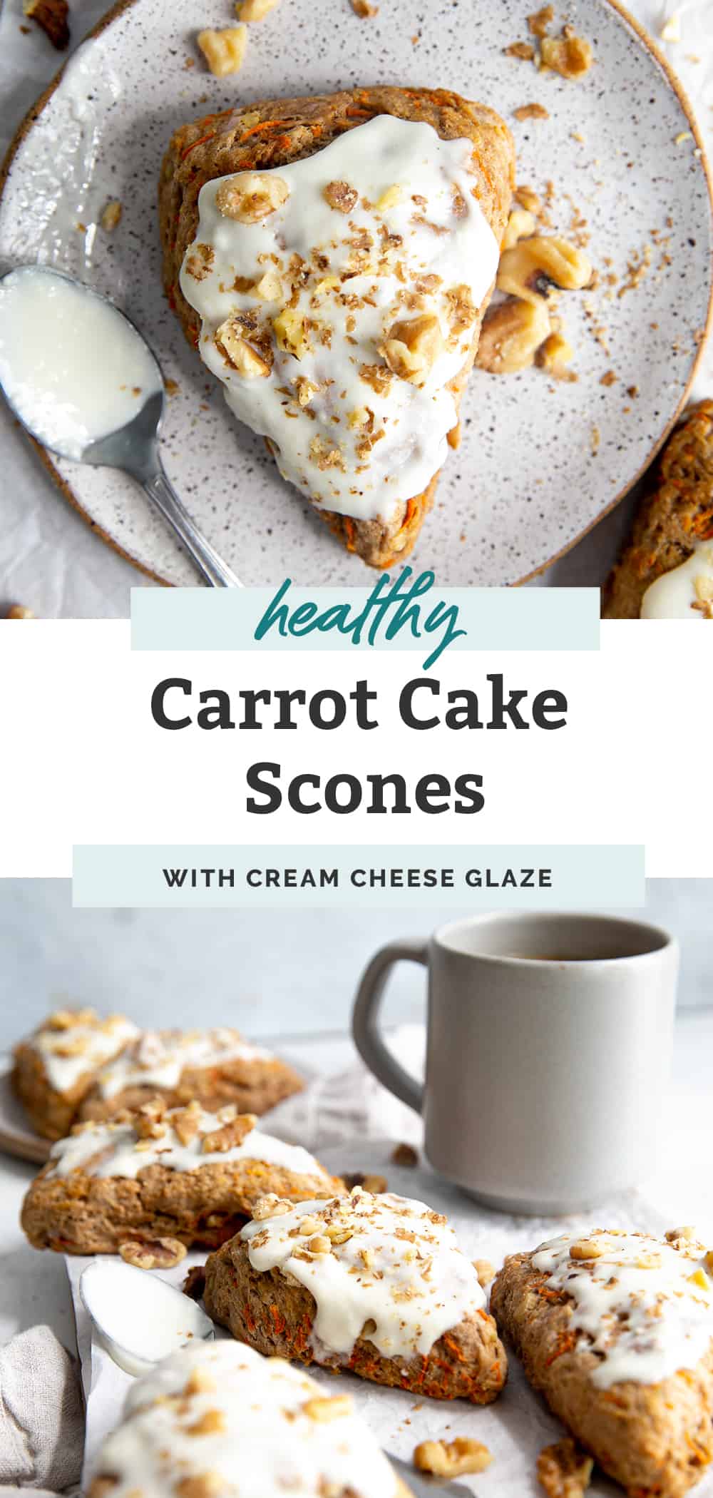 Carrot Cake Scones • Fit Mitten Kitchen