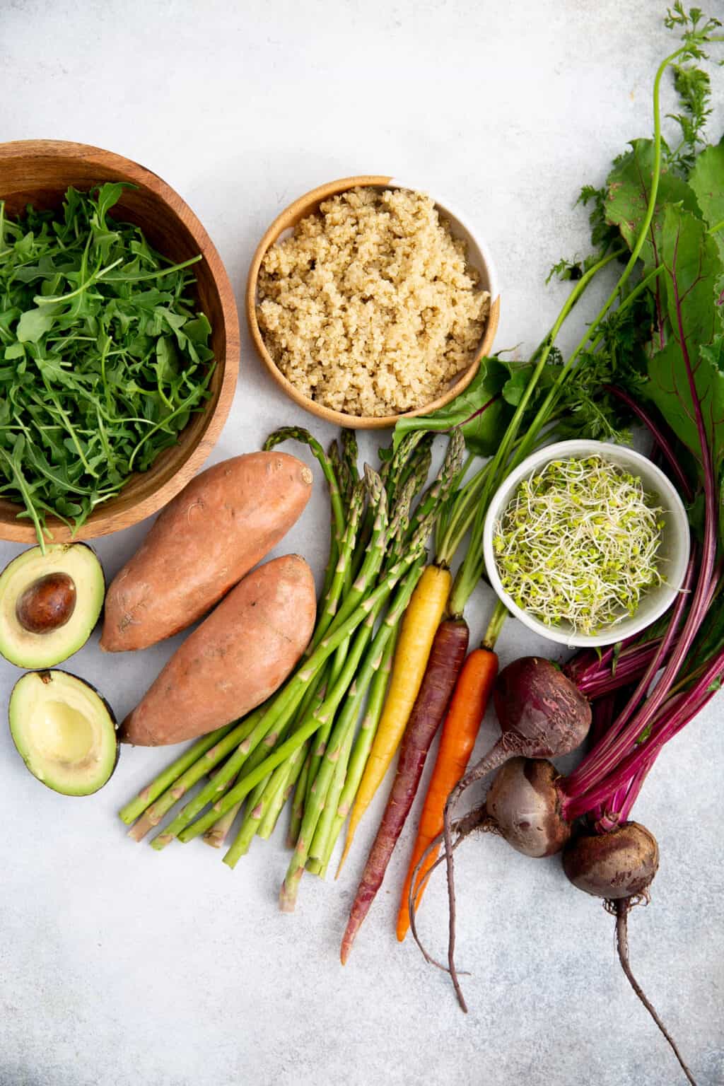 Roasted Spring Veggie Power Bowl • Fit Mitten Kitchen