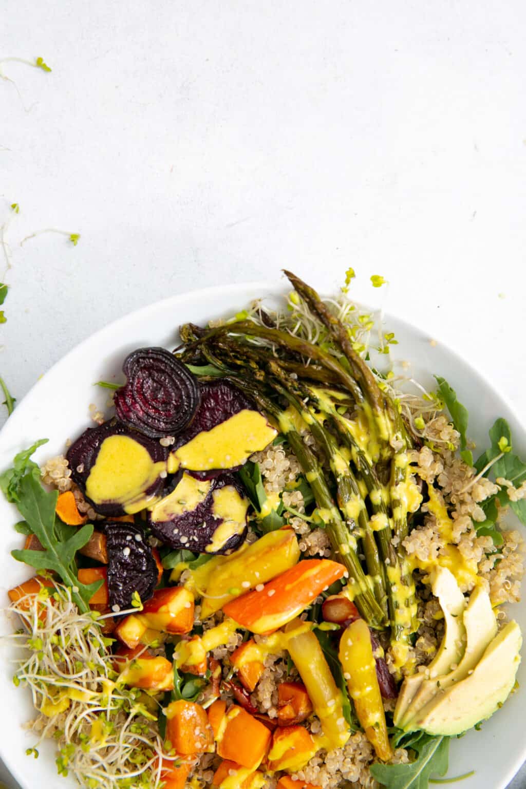 Roasted Spring Veggie Power Bowl • Fit Mitten Kitchen