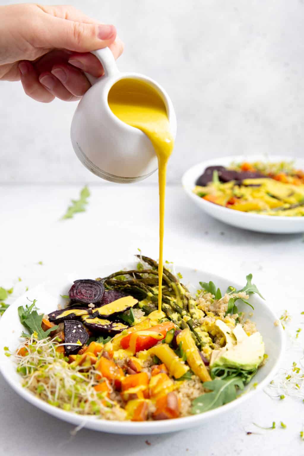 Roasted Spring Veggie Power Bowl • Fit Mitten Kitchen